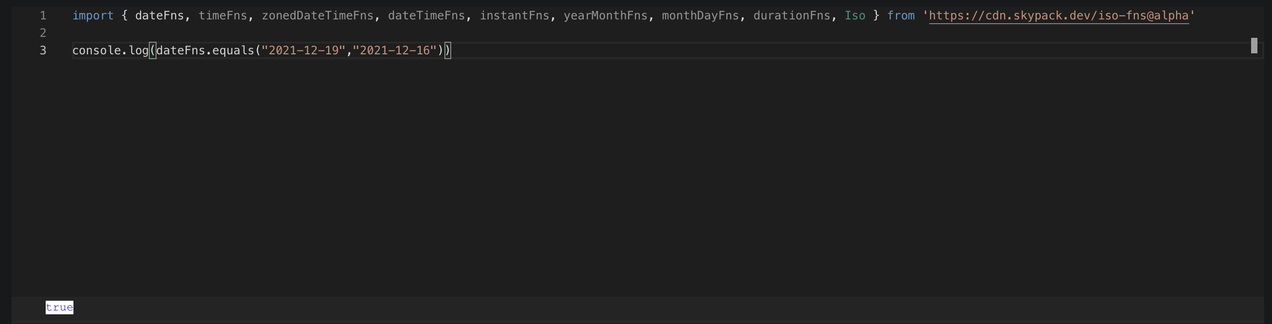 dateFns.isEqual() doesn't work · Issue #62 · rubber-duck-software/iso-fns · GitHub