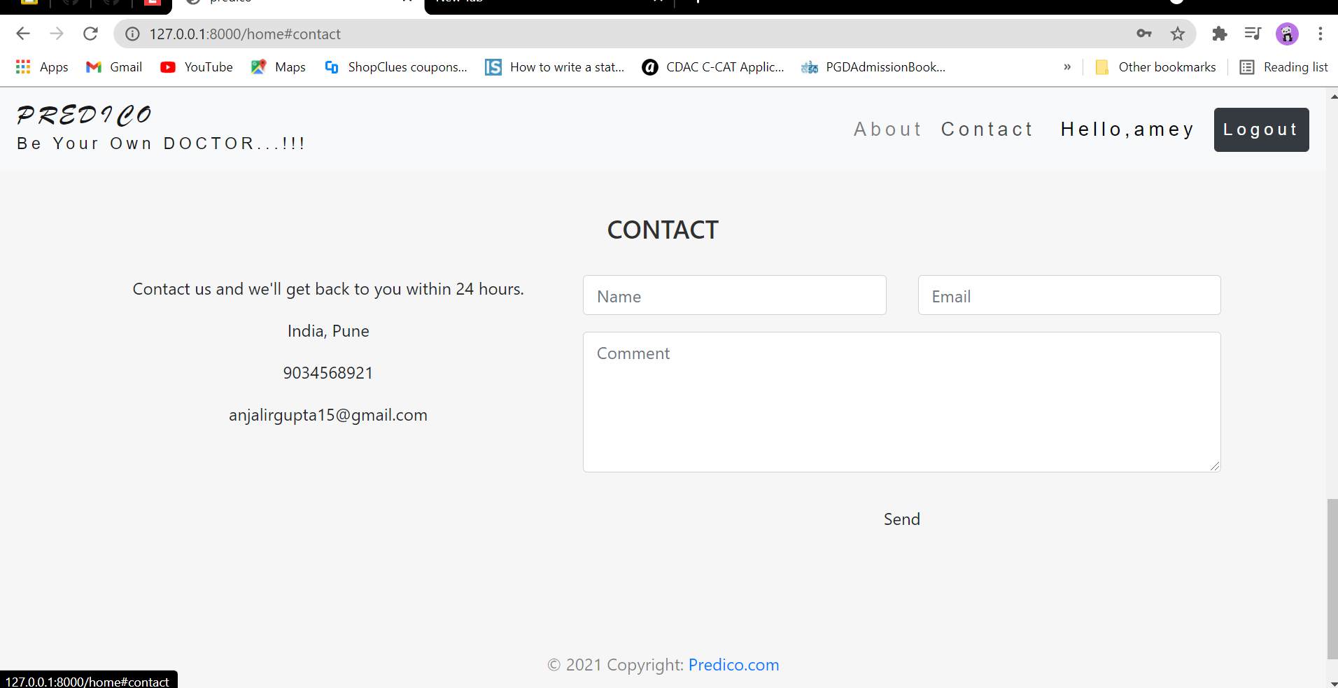 GitHub - anjaligupta02/Disease-Prediction-System: Disease Prediction ...
