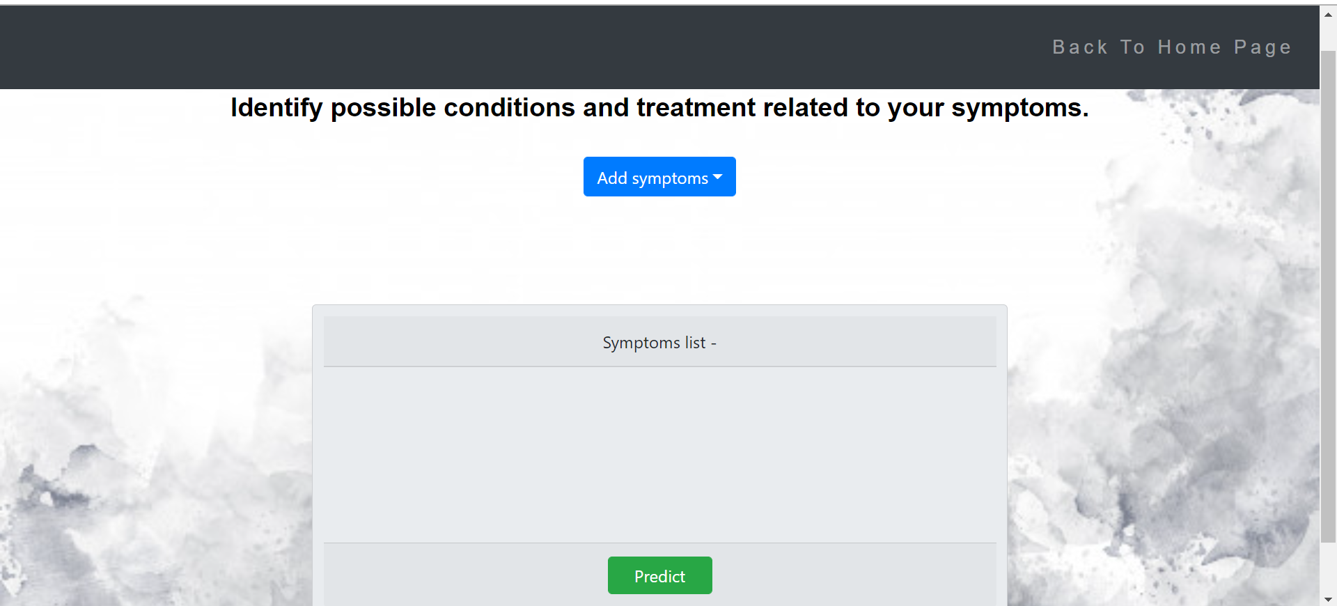 GitHub - anjaligupta02/Disease-Prediction-System: Disease Prediction ...