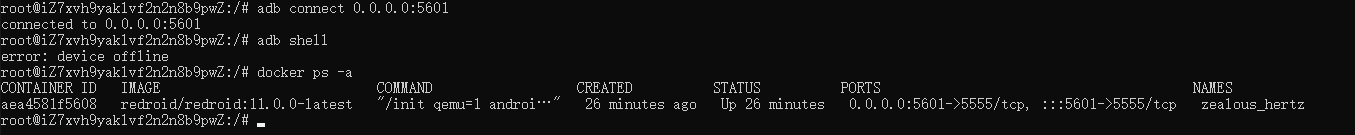 ADB Connect Offline · Issue #231 · remote-android/redroid-doc · GitHub