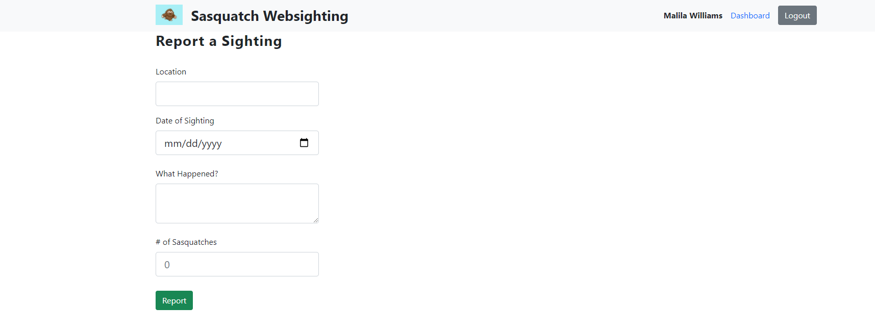 GitHub - diamondste/Sasquatch_Websight