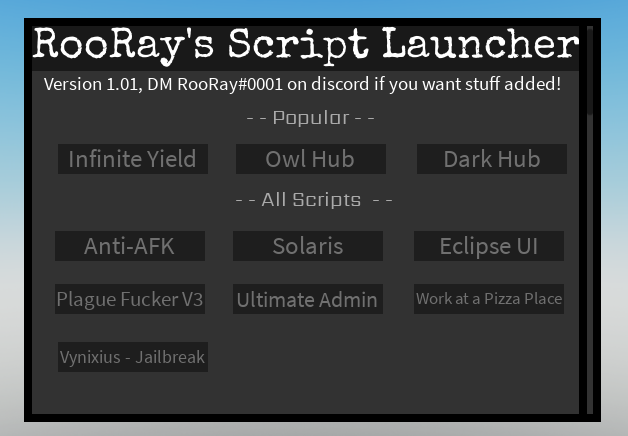 GUI scales weirdly · Issue #1 · RooRay/Script-Launcher · GitHub