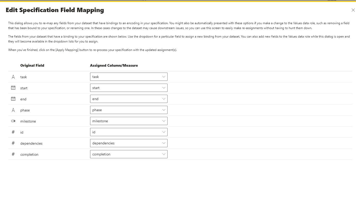 Mapping Issue · Issue #295 · deneb-viz/deneb · GitHub