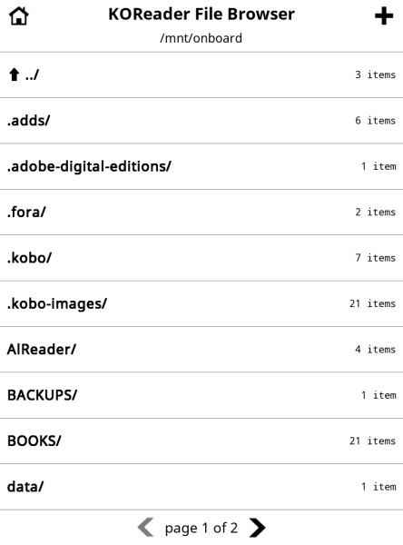 Show hidden folders when selecting Screensaver folder · Issue #4117 · koreader/koreader · GitHub