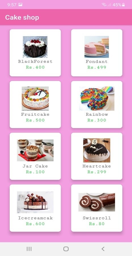 GitHub - ankitaludbe/Cake-Shop-Android-Application: The project name is ...