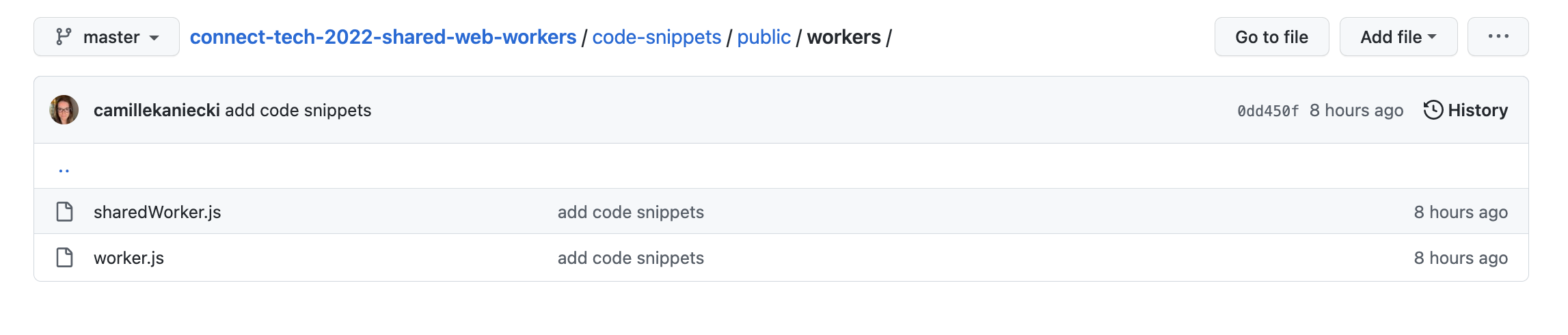 GitHub - camillekaniecki/connect-tech-2022-shared-web-workers