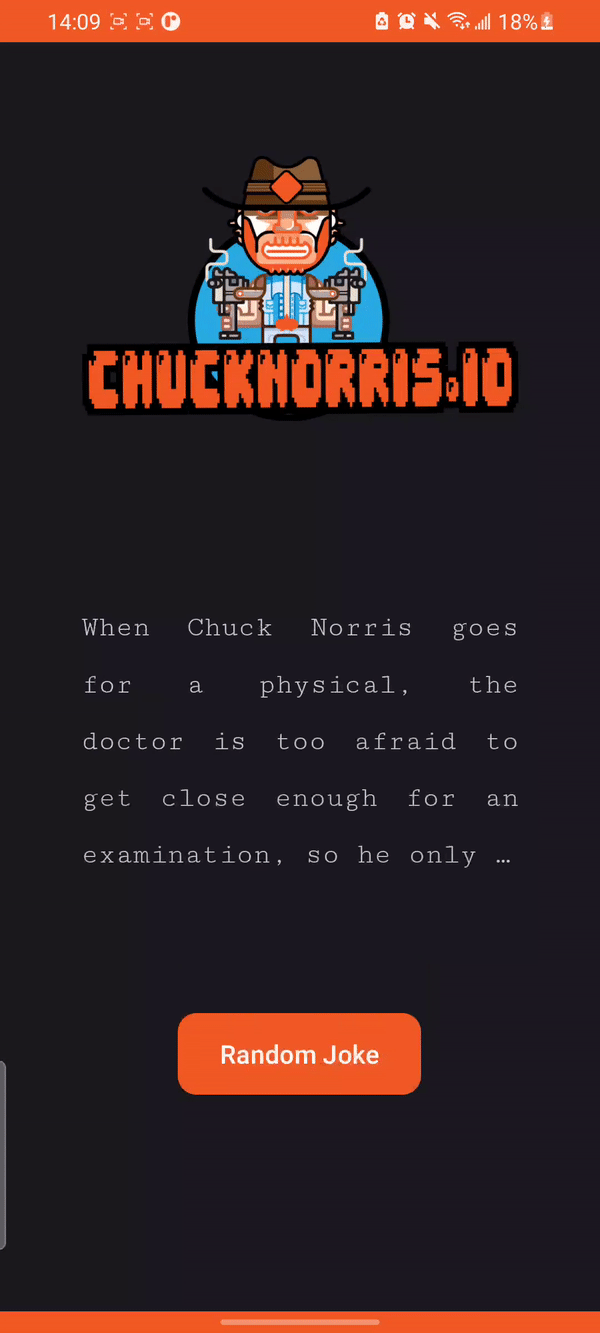 GitHub - joaoVictorBAlves/Chuck-Norris-Jokes: Um aplicativo de piadas do Chuck Norris