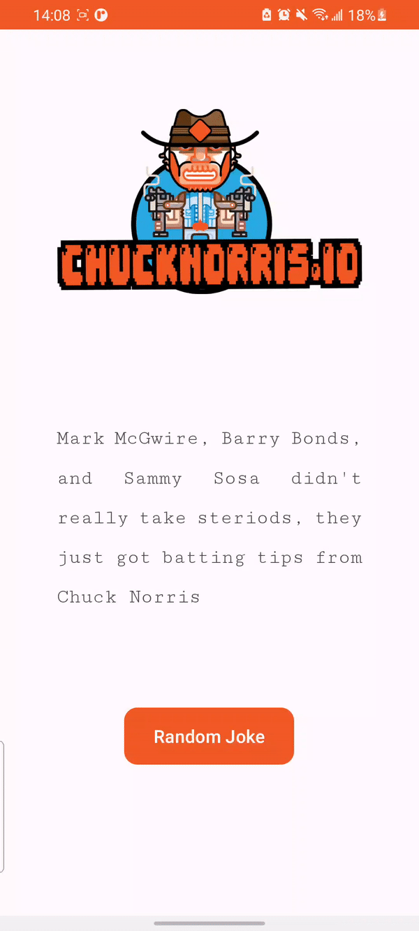 GitHub - joaoVictorBAlves/Chuck-Norris-Jokes: Um aplicativo de piadas do Chuck Norris