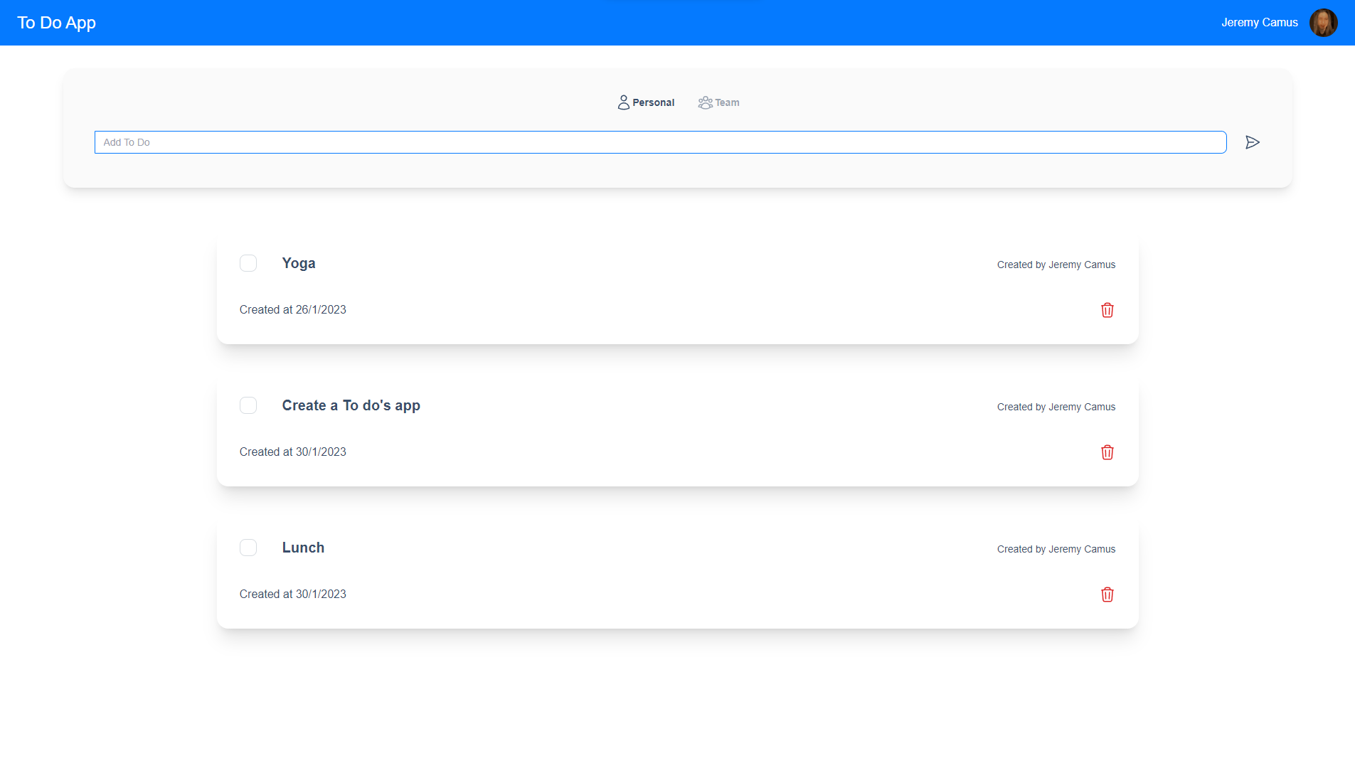Github Jimmycamusserverless Todo App This Project Is A Collaborative Todo App Which Has