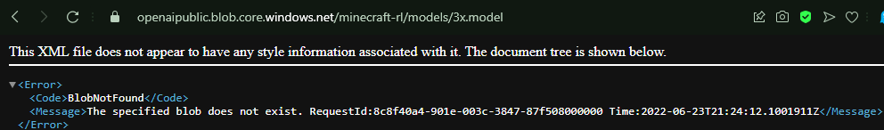 Cannot download x3 or x1 models · Issue #5 · openai/Video-Pre-Training · GitHub