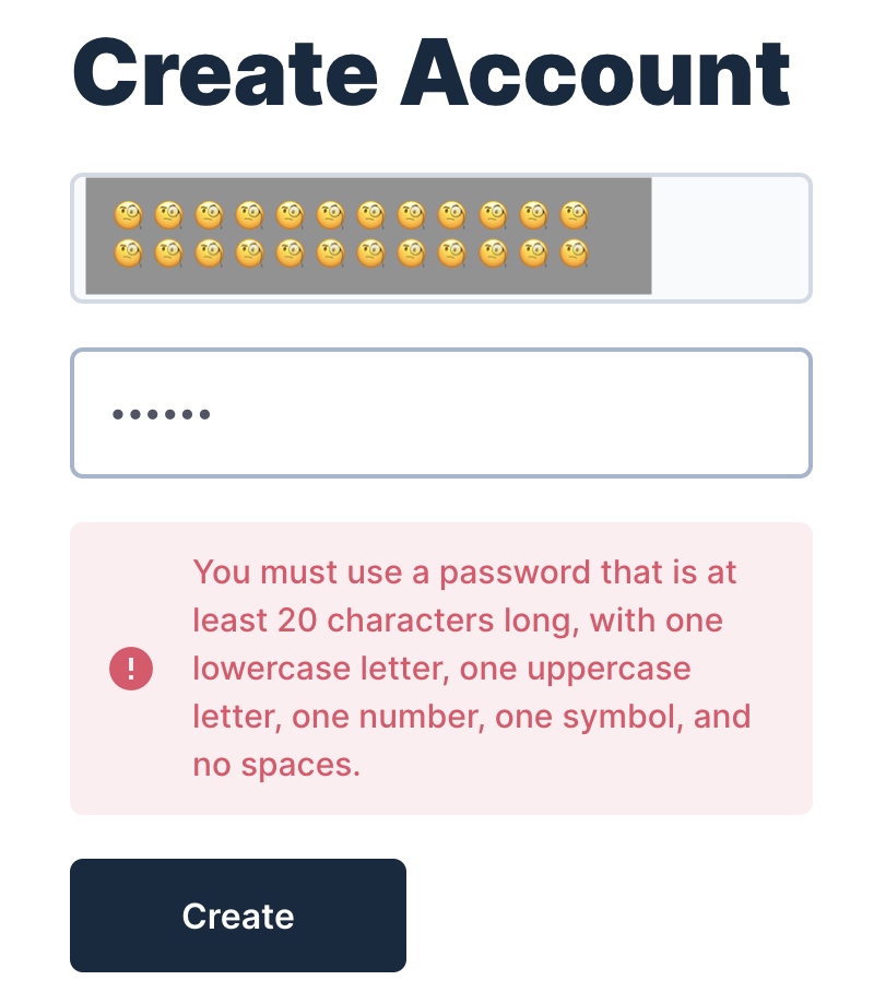 Improve error messages when password doesn't meet policy requirements ...