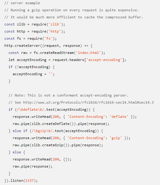 Zlib Problem · Issue 890 · Nodejshelp · Github 