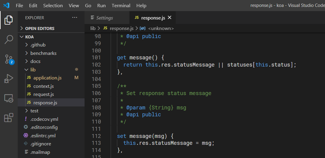 can we give up getter and setter syntax? · Issue #1504 · koajs/koa · GitHub
