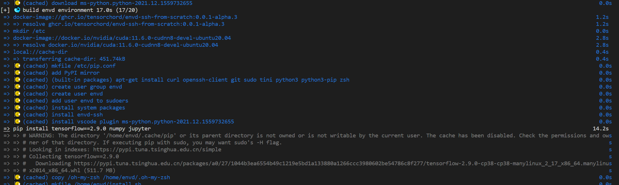 bug(pip cache): pip cache is not properly used · Issue #170 · tensorchord/envd · GitHub