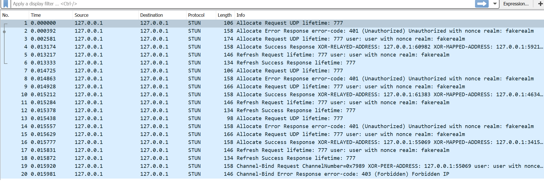 turnutils_uclients .... -y fails on 127.0.0.1, but okay with 192.168.2.1 · Issue #431 · coturn ...