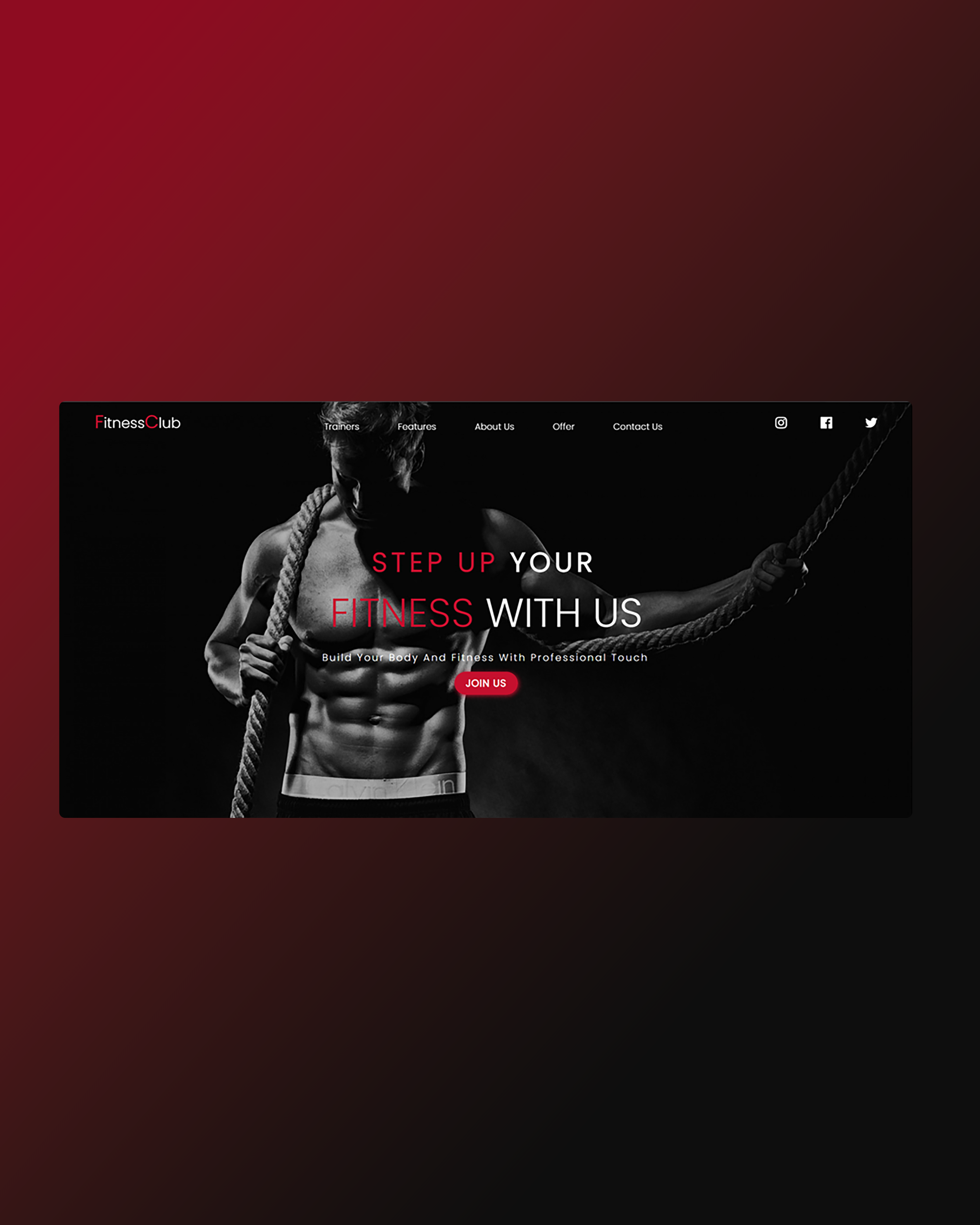 GitHub - Dhananajay12/Fitness-webiste-single-page