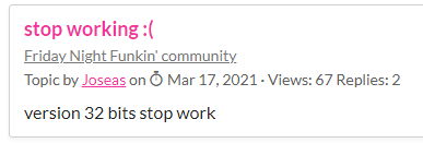 Bug Report: 32-bit is a pain in the ass to play · Issue #1332 · FunkinCrew/Funkin · GitHub