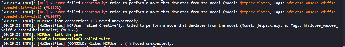 Kick For Elytra · Issue #273 · Updated-NoCheatPlus/NoCheatPlus · GitHub