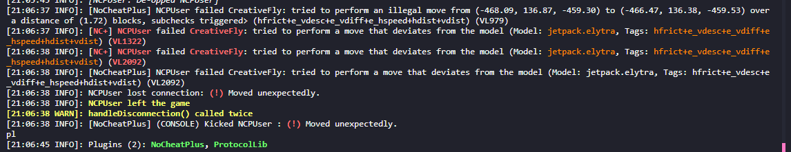 Kick For Elytra · Issue #273 · Updated-NoCheatPlus/NoCheatPlus · GitHub