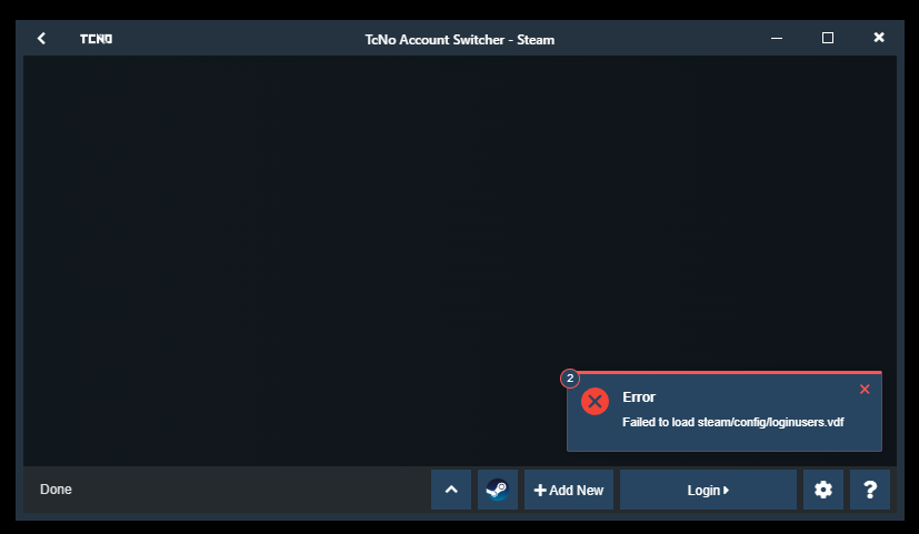 Forget user..deleted everything. · Issue #322 · TCNOco/TcNo-Acc-Switcher · GitHub