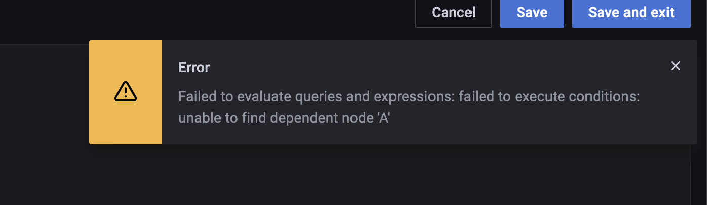 Alerting: renaming queries breaks expression refs · Issue #41477 · grafana/grafana · GitHub