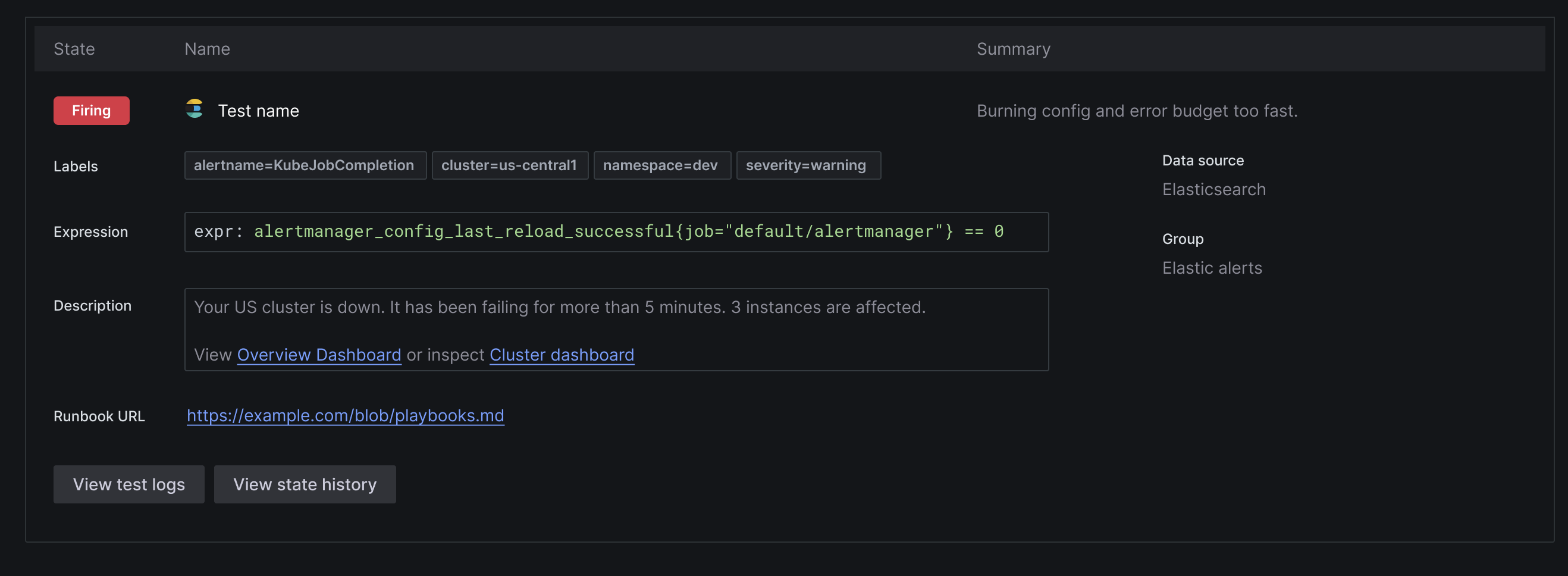 Alerting: better Alert previews (blocked: structured API response) · Issue #45306 · grafana ...