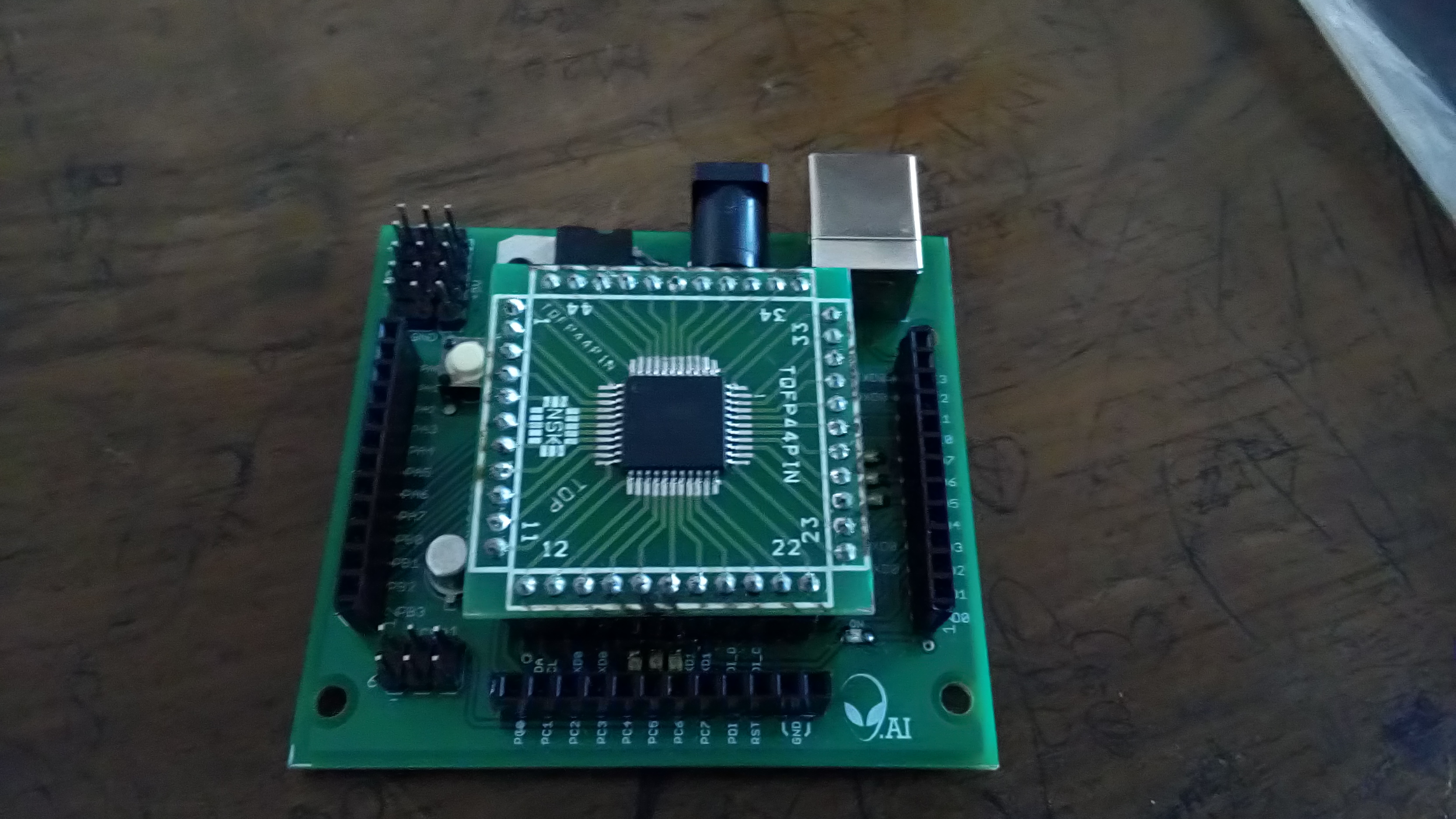 GitHub - 0101shift/ATXmega64A4U-development-board: A development board based on ATXmega64A4U ...