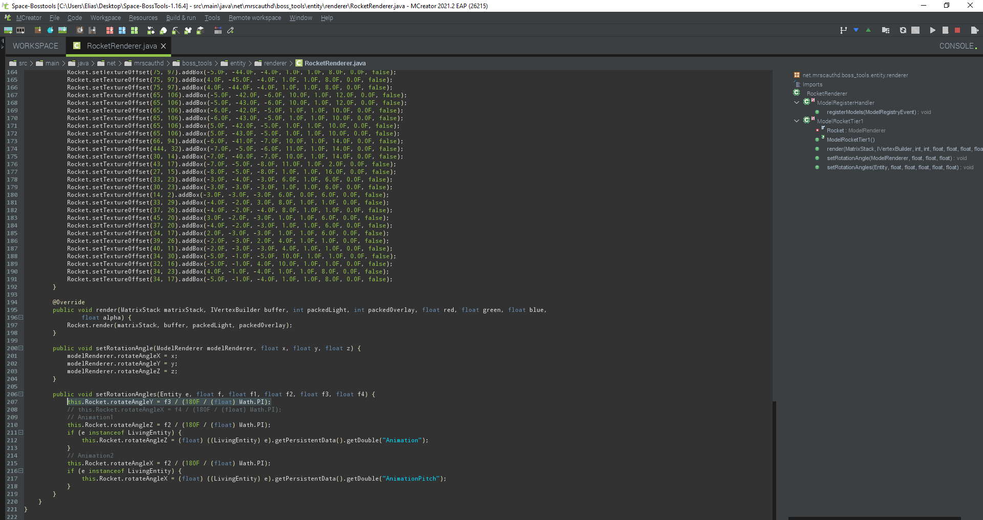 Rotation Bug Back Bug (found a way to fix it :D) · Issue #1524 · MCreator/MCreator · GitHub