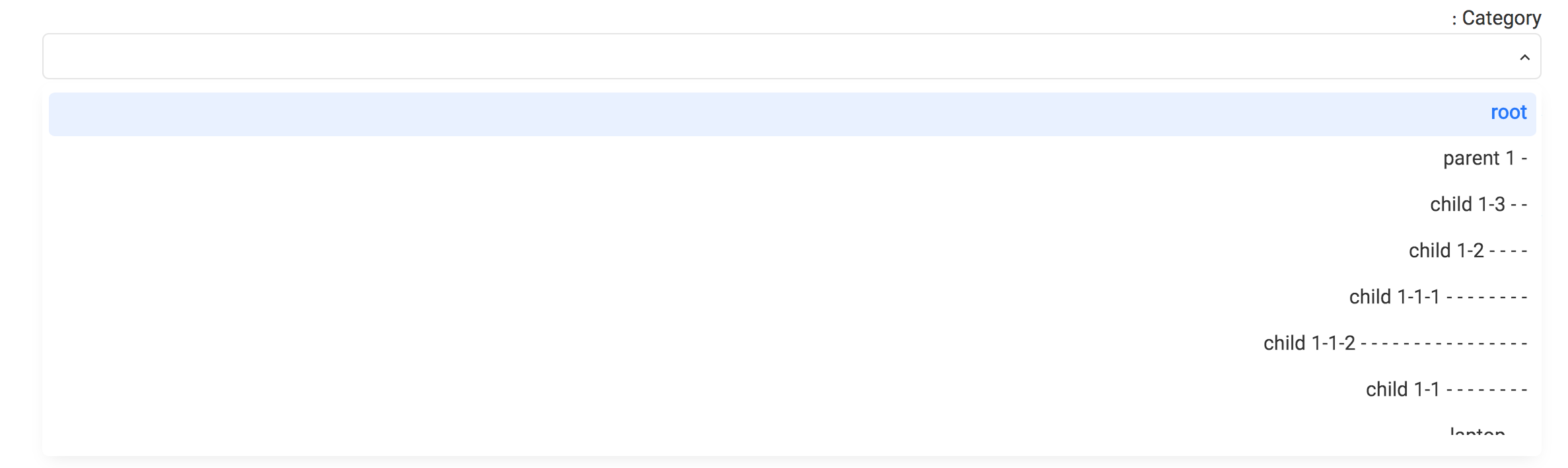 i want show different text in select component after item option tag · Issue #214 · lusaxweb ...