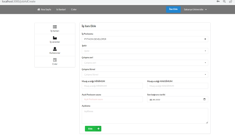 GitHub - drybozan/KariyerimFrontend