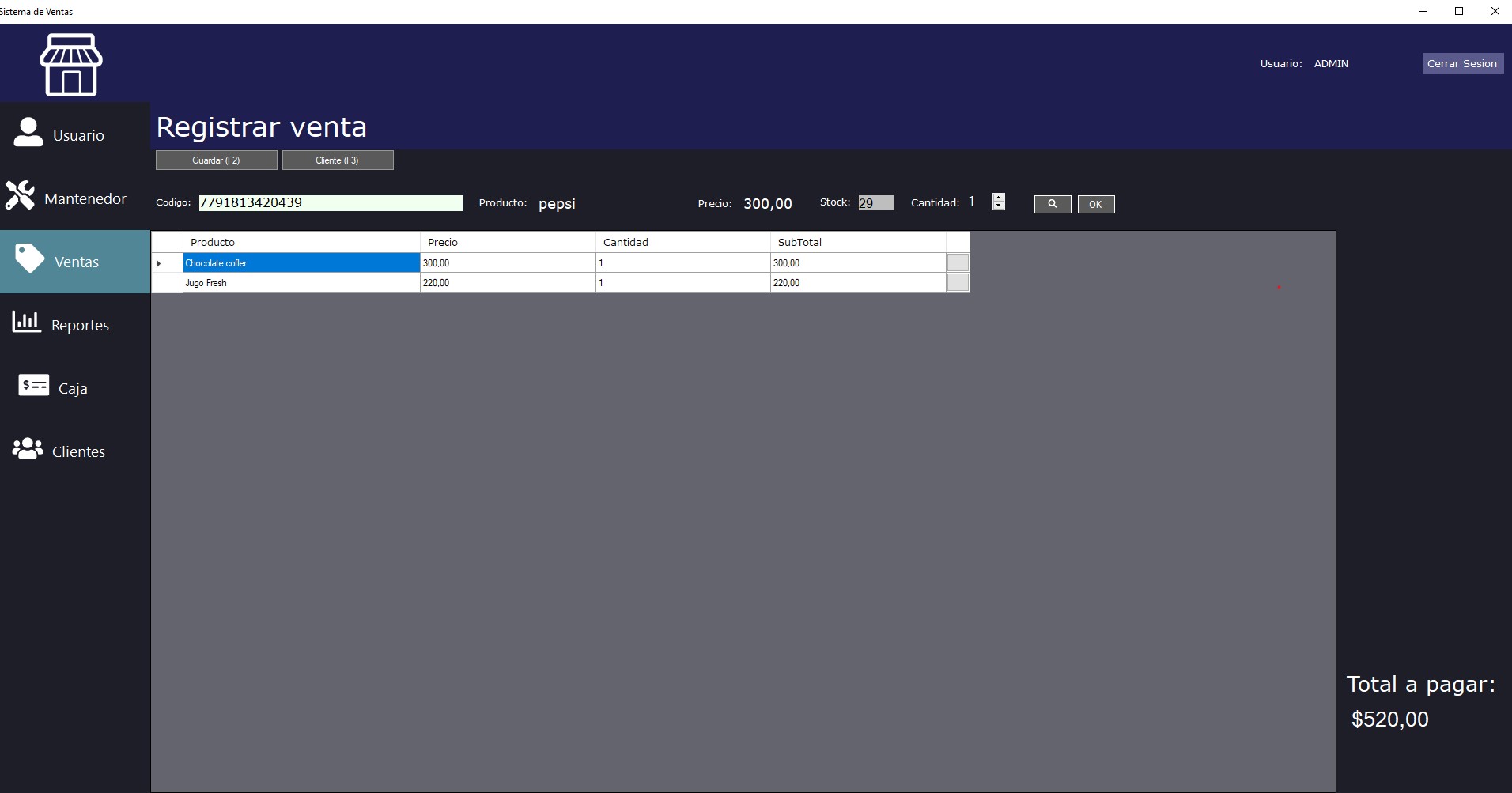 GitHub - AgustinSaraspe/SISTEMA_PUNTO_DE_VENTAS: Es un sistema de punto de venta, desarrollado ...