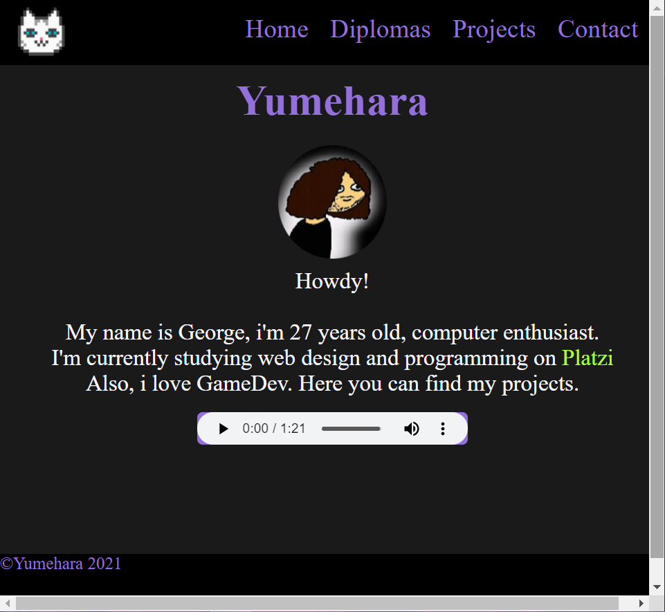 GitHub - Yusei-Umehara/Yusei-Umehara.github.io: Portafolio