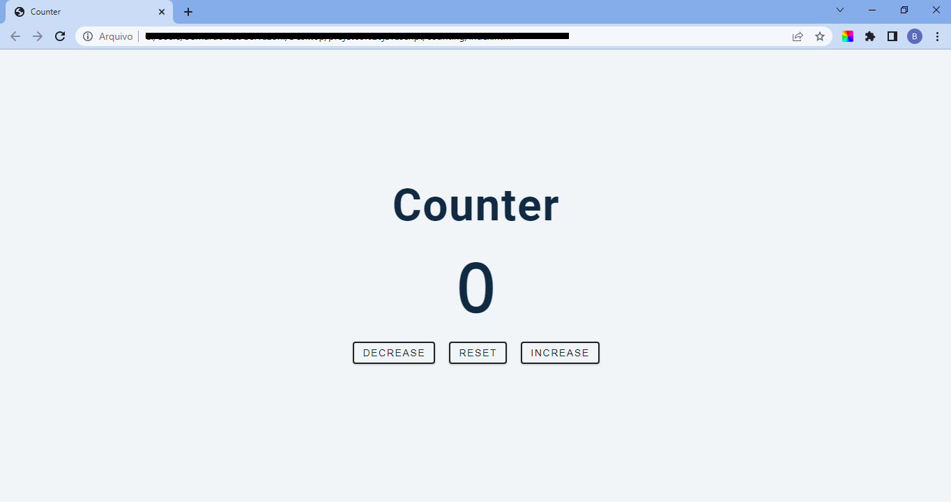 GitHub - begervazoni/Counter: an accountant who has decrease, increase and reset button