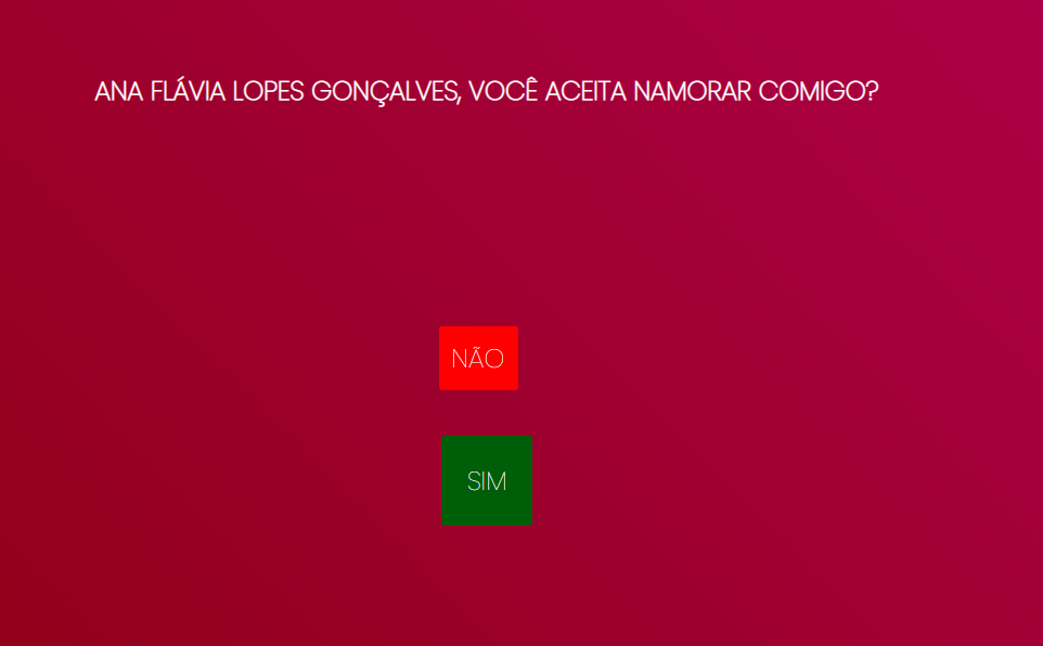 GitHub - thibaraujo/request: Pedido de namoro feito em HTML, CSS e JavaScript