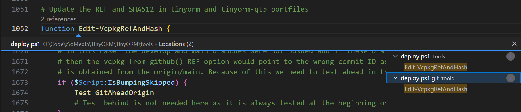 References are doubled the same filepath with .git extension · Issue #4784 · PowerShell/vscode ...