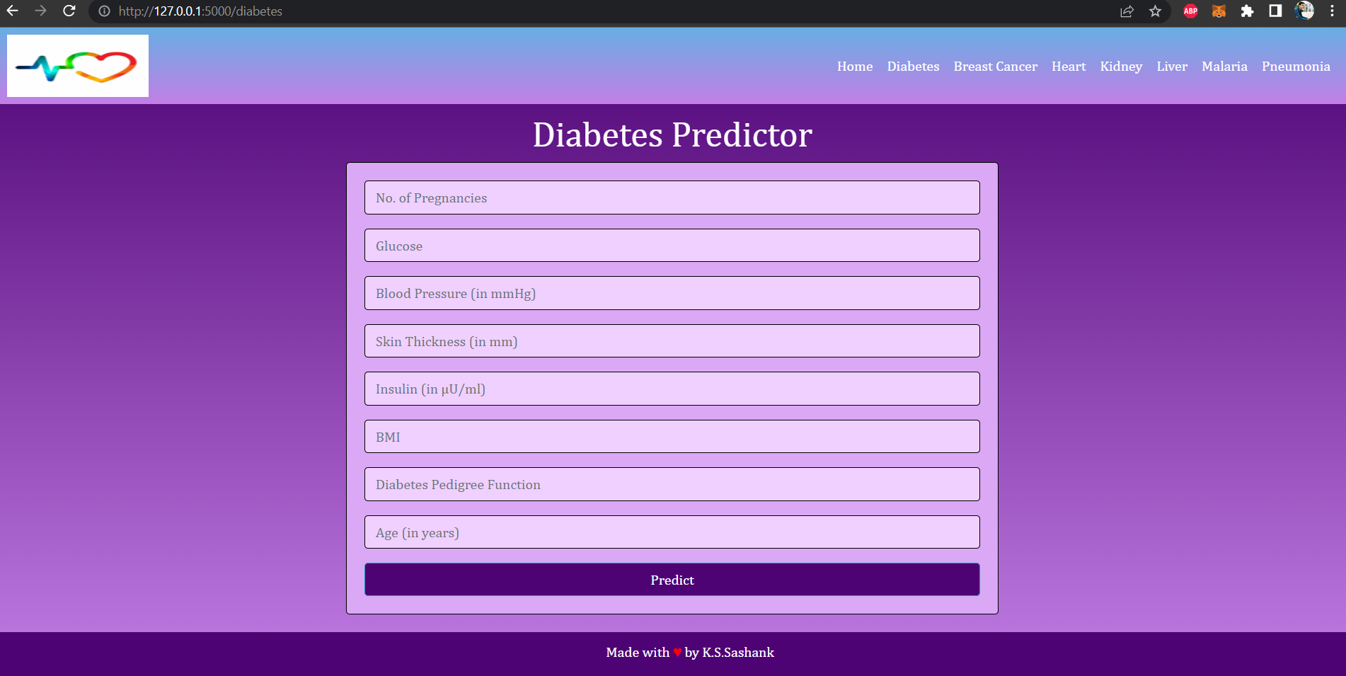 GitHub - kalakamcherisashank/Smart-disease-predictor