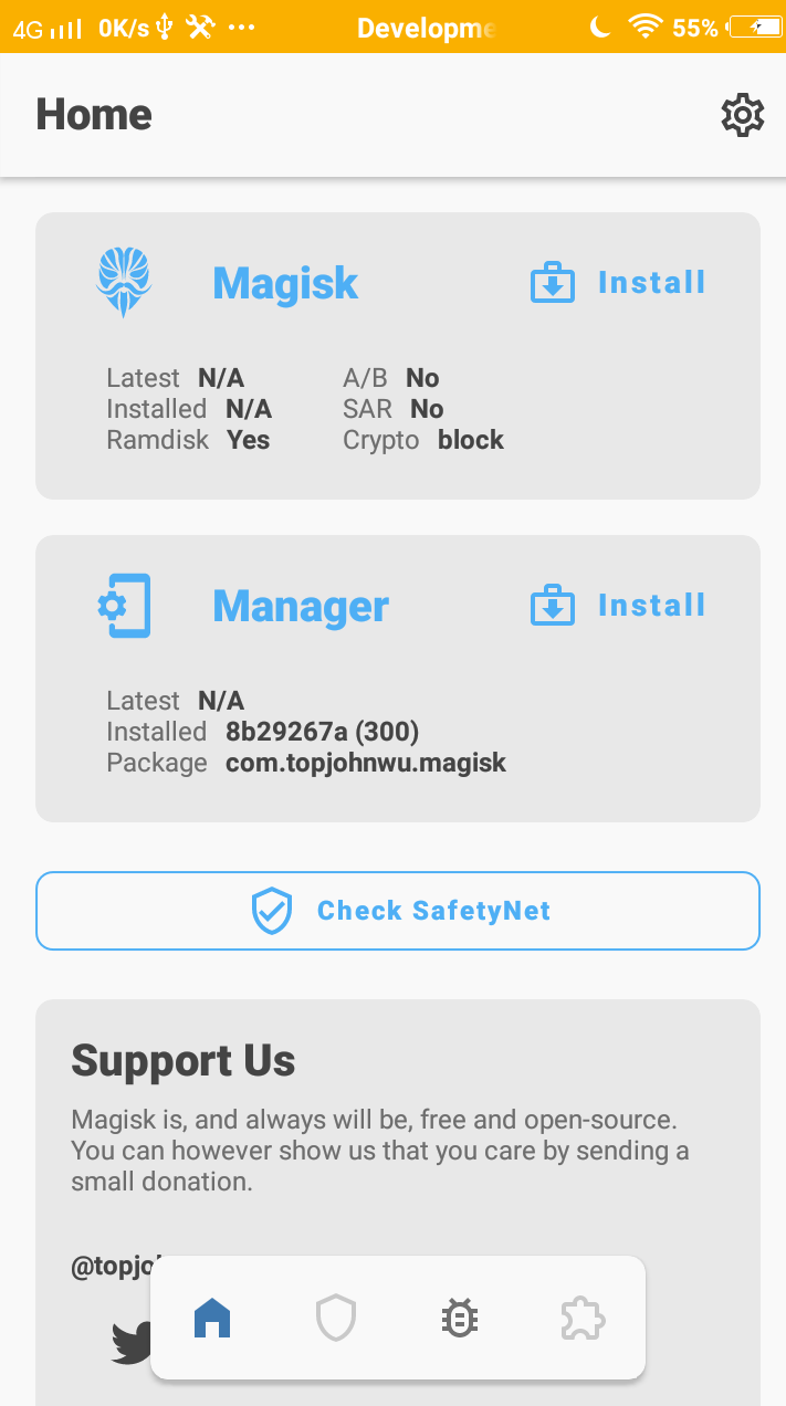 Flashing from V19.4 to v24.1 Gives Bootloop & V19.3 working but gives only "magisk su ...