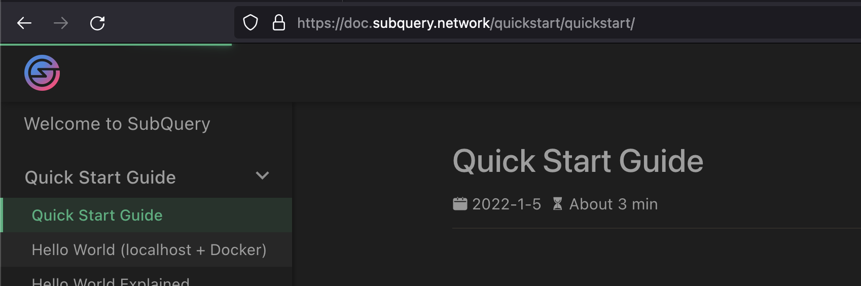The page loads indefinitely when clicking "Hello World (localhost + Docker)" link · Issue #19 ...
