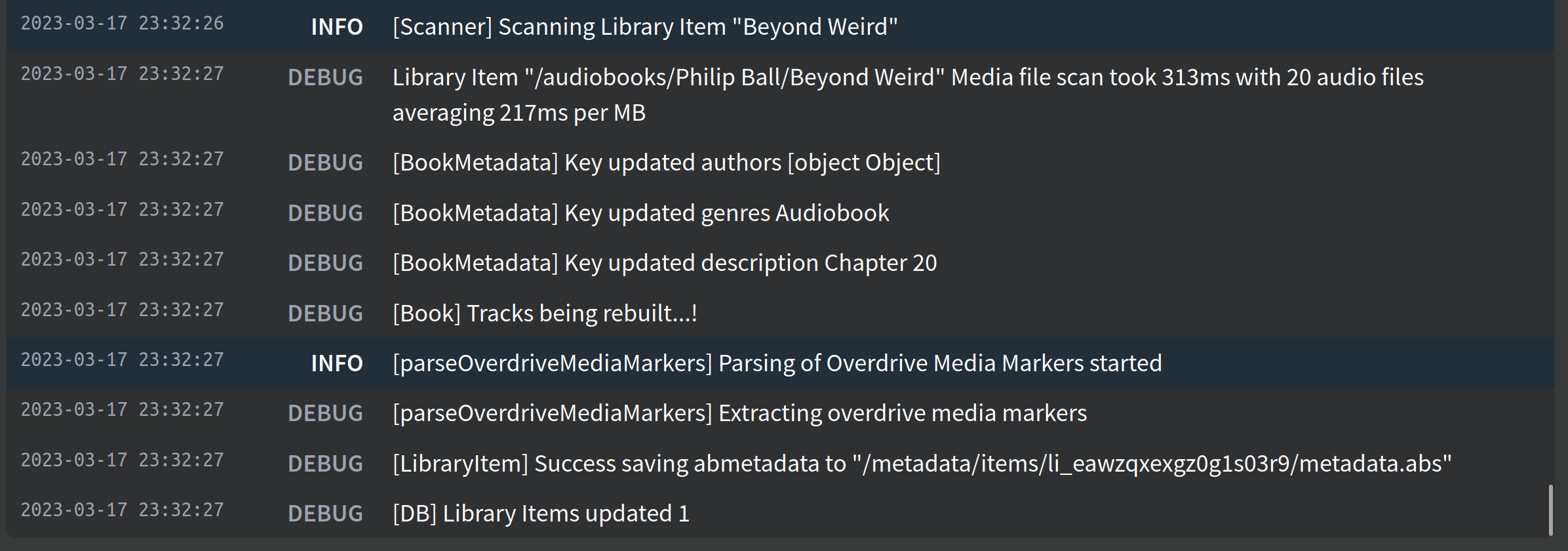 [Bug]: ID3 tags not used for chapter names - file name always used instead · Issue #1611 ...
