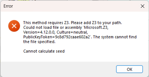 Z3 Error · Issue #102 · Leanny/PKHeX_Raid_Plugin · GitHub