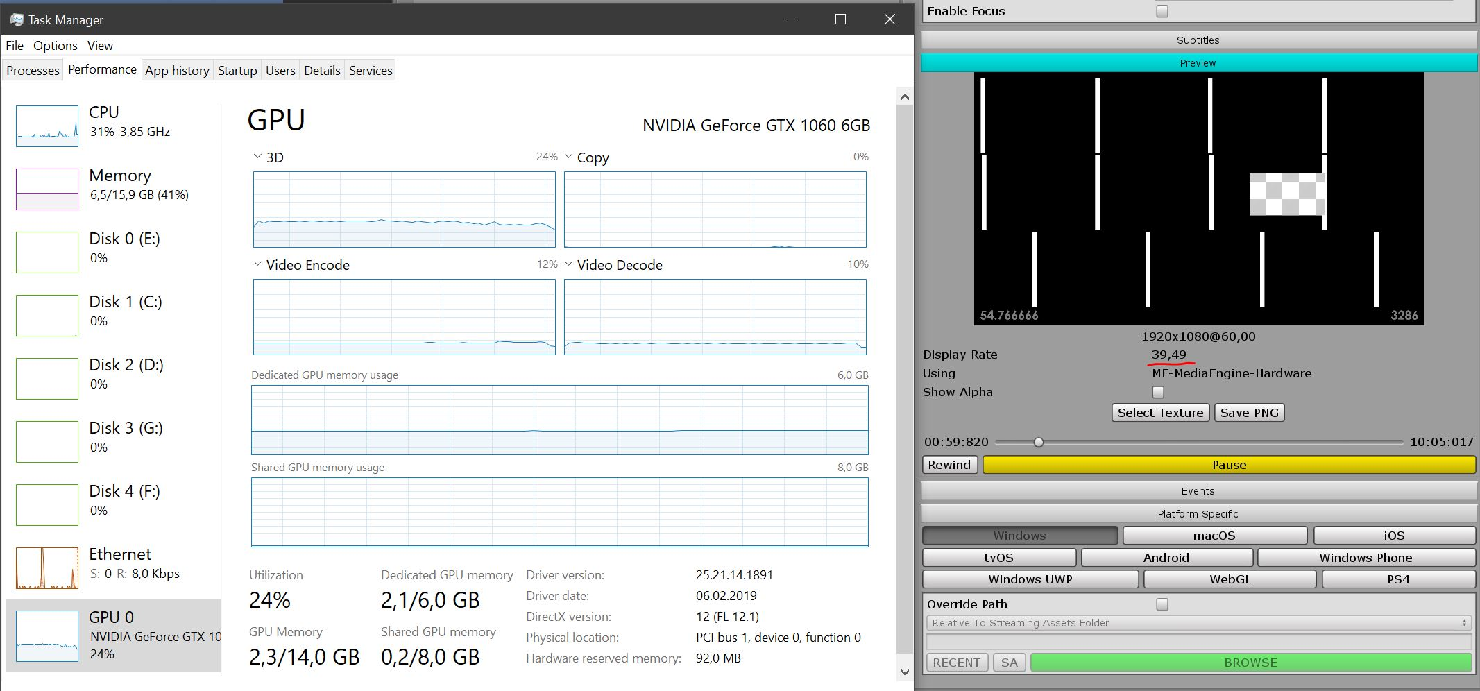 Can't achieve 60fps · Issue #106 · RenderHeads/UnityPlugin-AVProVideo · GitHub