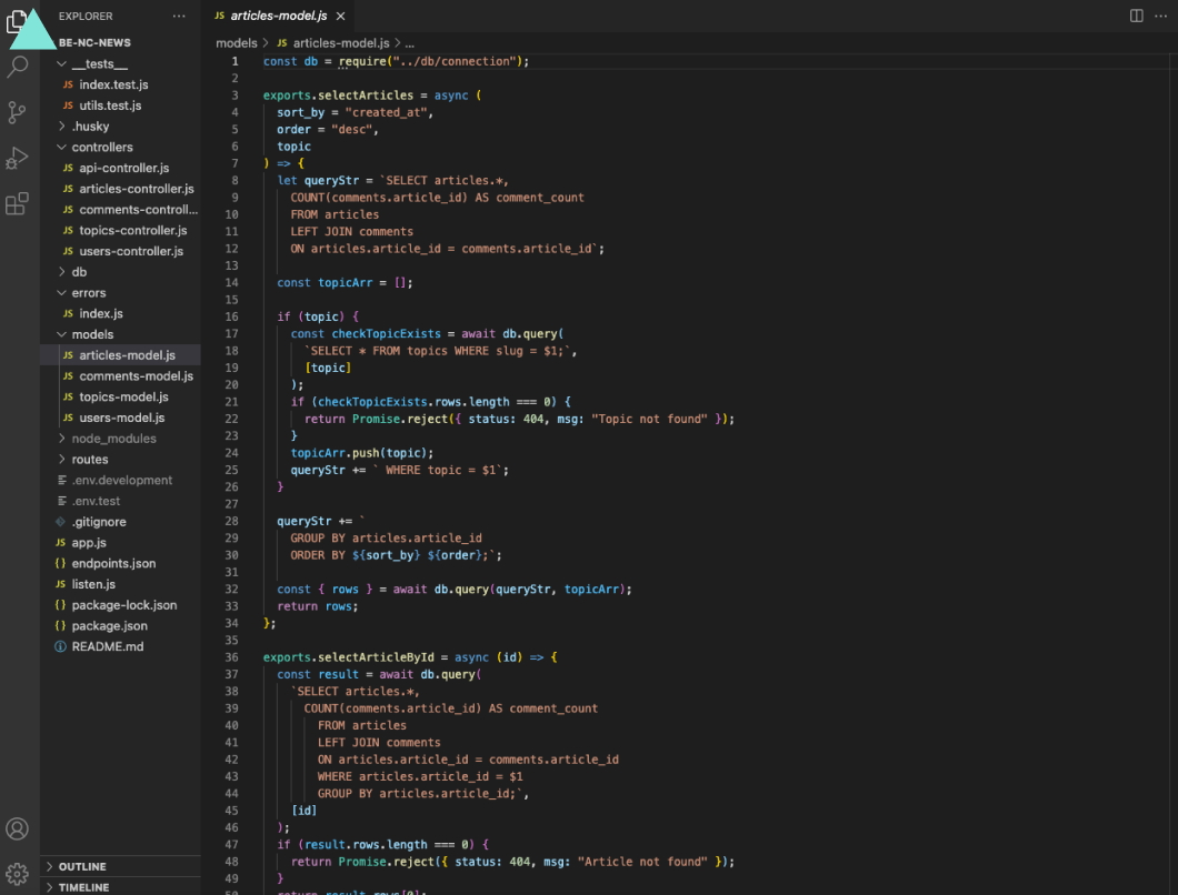 GitHub - deasartech/nc-news: Node.js REST API with CRUD operations using node-postgres to ...