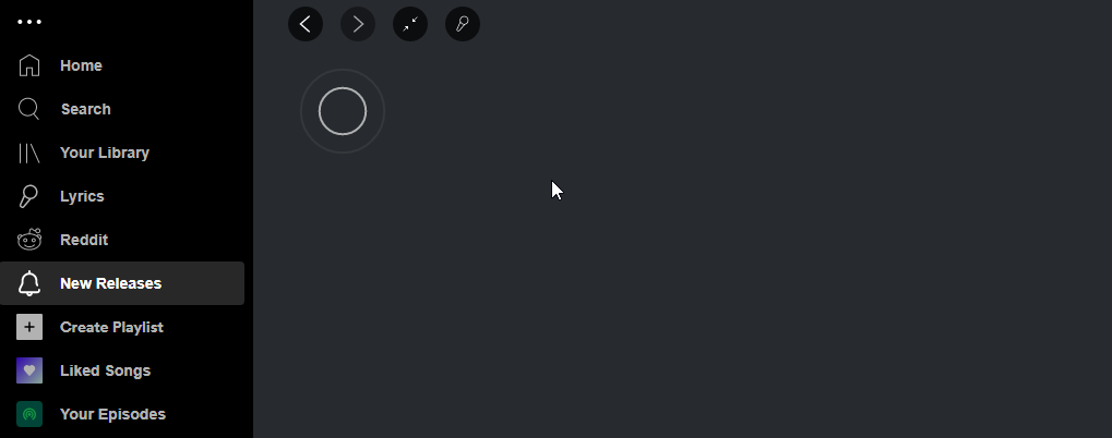 New Releases Tab Loads Continuously · Issue #832 · spicetify/cli · GitHub