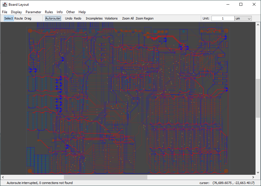 Autoroute Interrupted, 0 connections not found · Issue #99 · freerouting/freerouting · GitHub