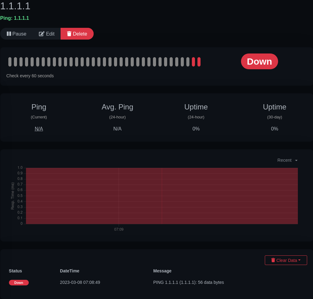 server/util-server.js: ping: missing error messages from stderr · Issue #2896 · louislam/uptime ...