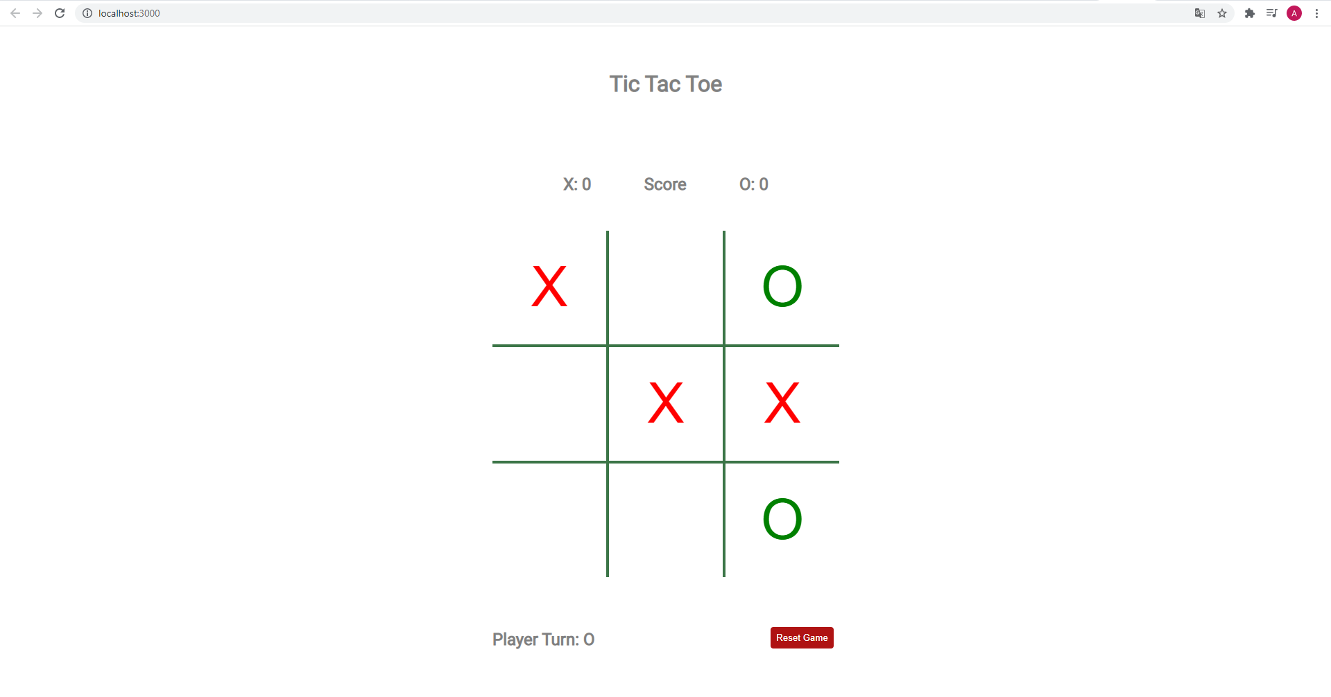 GitHub - aloisio-costa/Tic-Tac-Toe: Tic-Tac-Toe game created using React