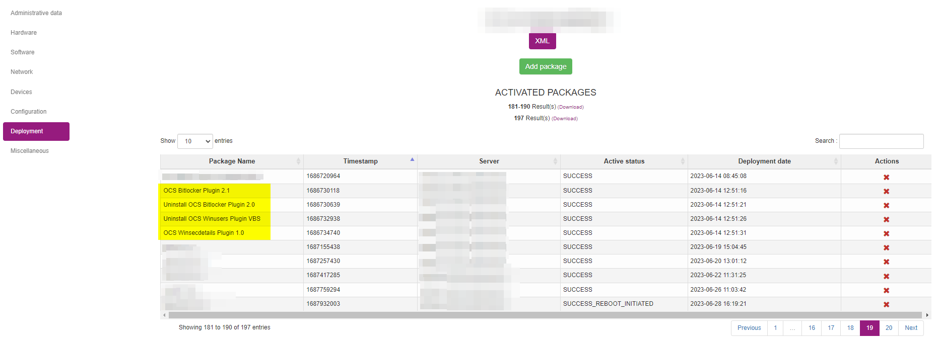 Bug Filter Computer Deployment Not Working · Issue 1539 · Ocsinventory Ngocsinventory 