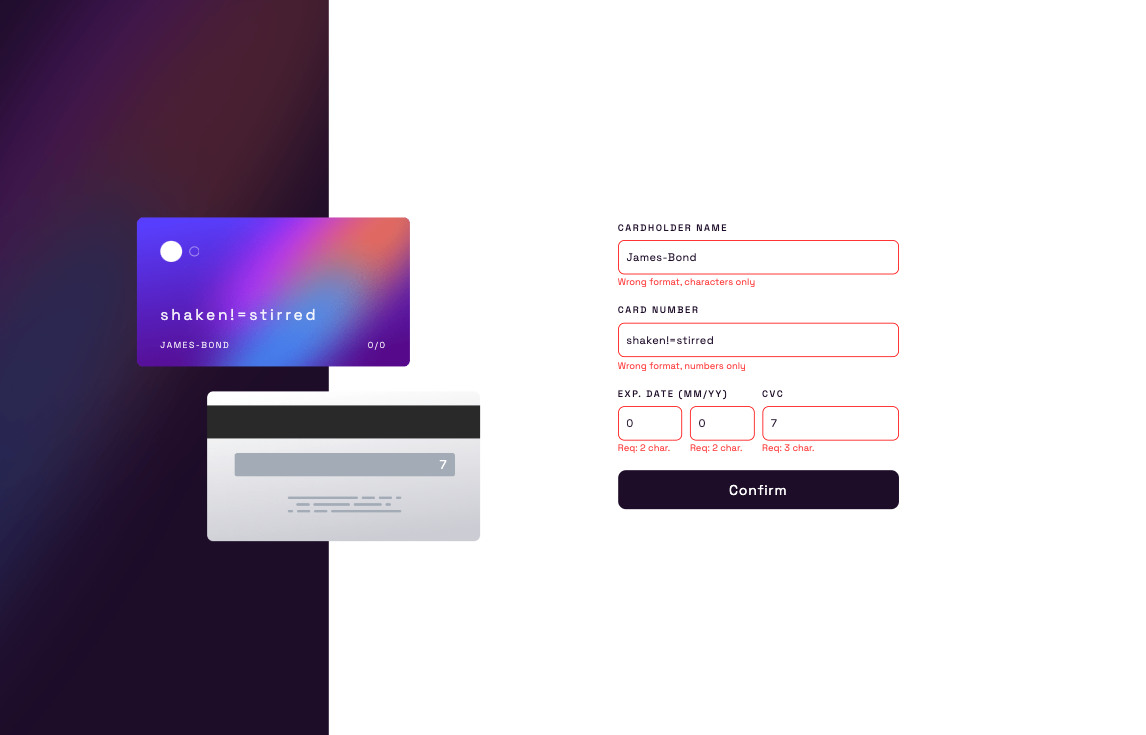 GitHub - Kev-Jung/interactive-card-form: Interactive Card Details Form