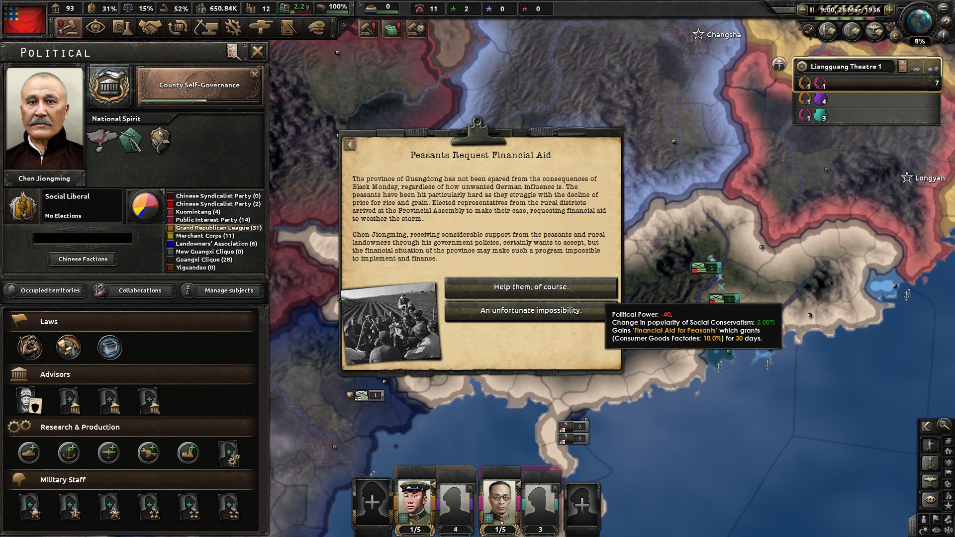 GXC - Missing Decisions to Raise Merchant Corps and Peasant Militia Divisions · Issue #20032 ...