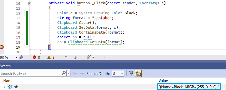 Failed to Clipboard.GetData() as the specified format · Issue #9180 · dotnet/winforms · GitHub